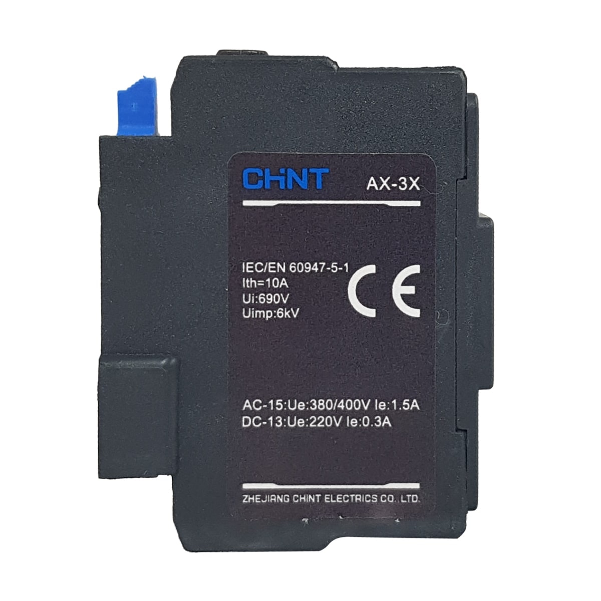 Bloco de Contato Auxiliar Frontal | 1NA+1NF | AX-3X11 | Chint