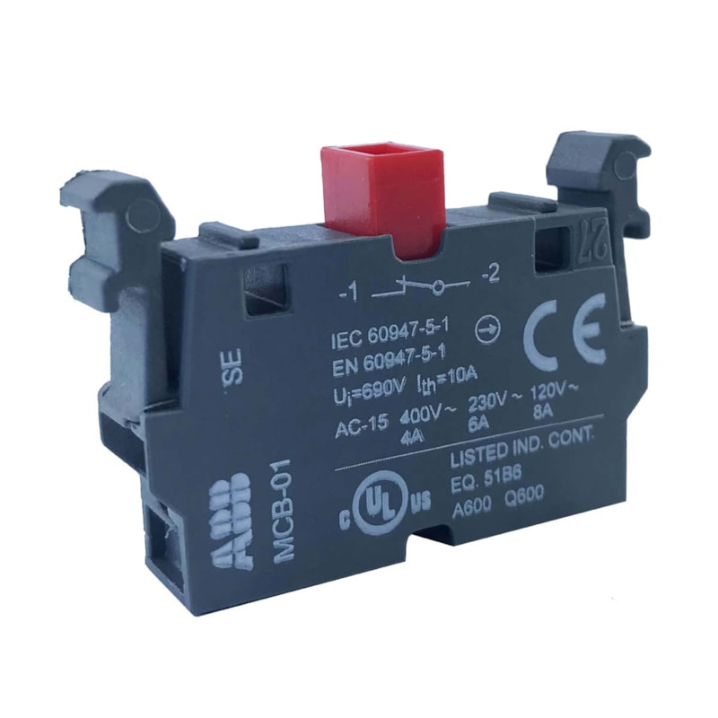 Bloco de Contato | Auxiliar NF | MCB-01 | ABB