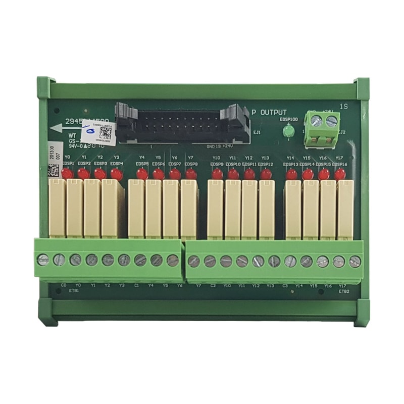 Bloco Terminal | 16 saídas a relé | UB-10-OR16B | Delta | Compatível com a linha AS332P