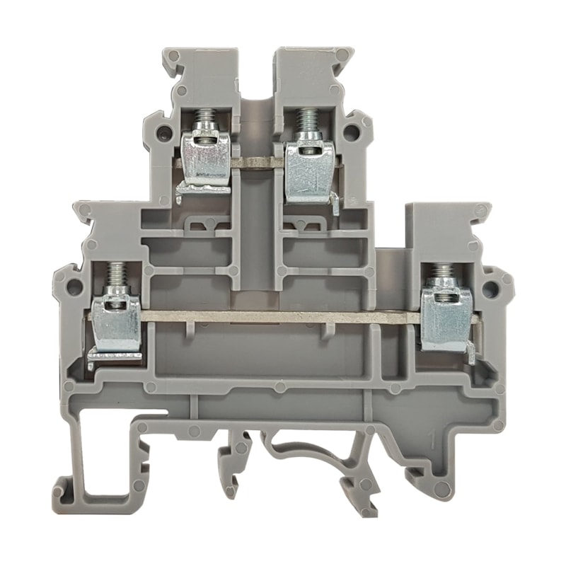 Borne Duplo Parafuso | 4mm² | CDL4UN | Connectwell