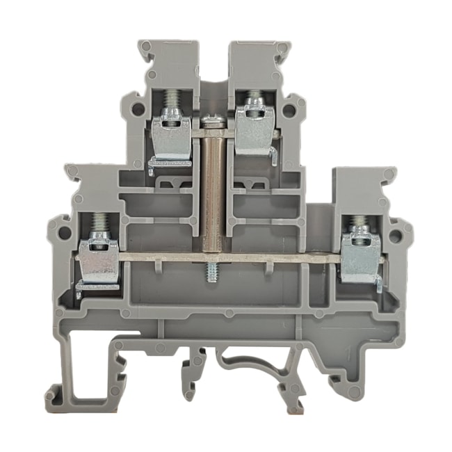 Borne Duplo Parafuso 4mm² Connectwell CDL4UN(I.S)