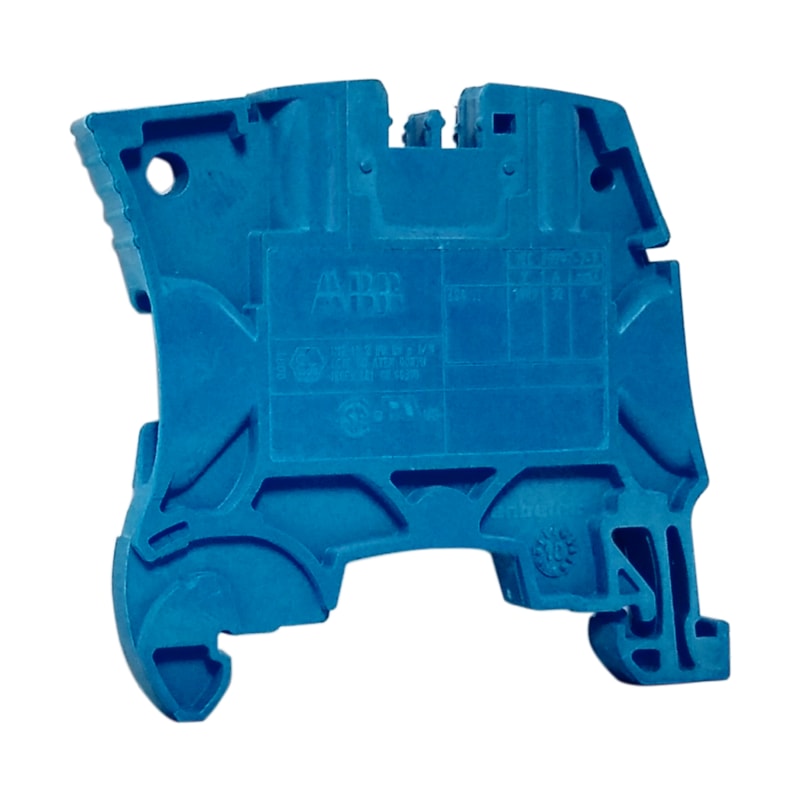 Borne Parafuso Neutro | Azul 4mm² 5,2mm | ZS4-BL | ABB