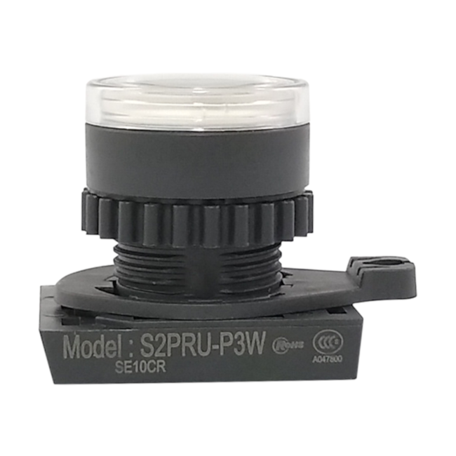 Botão de Acionamento | Cabeçote Iluminado Branco | S2PRU-P3W | Autonics