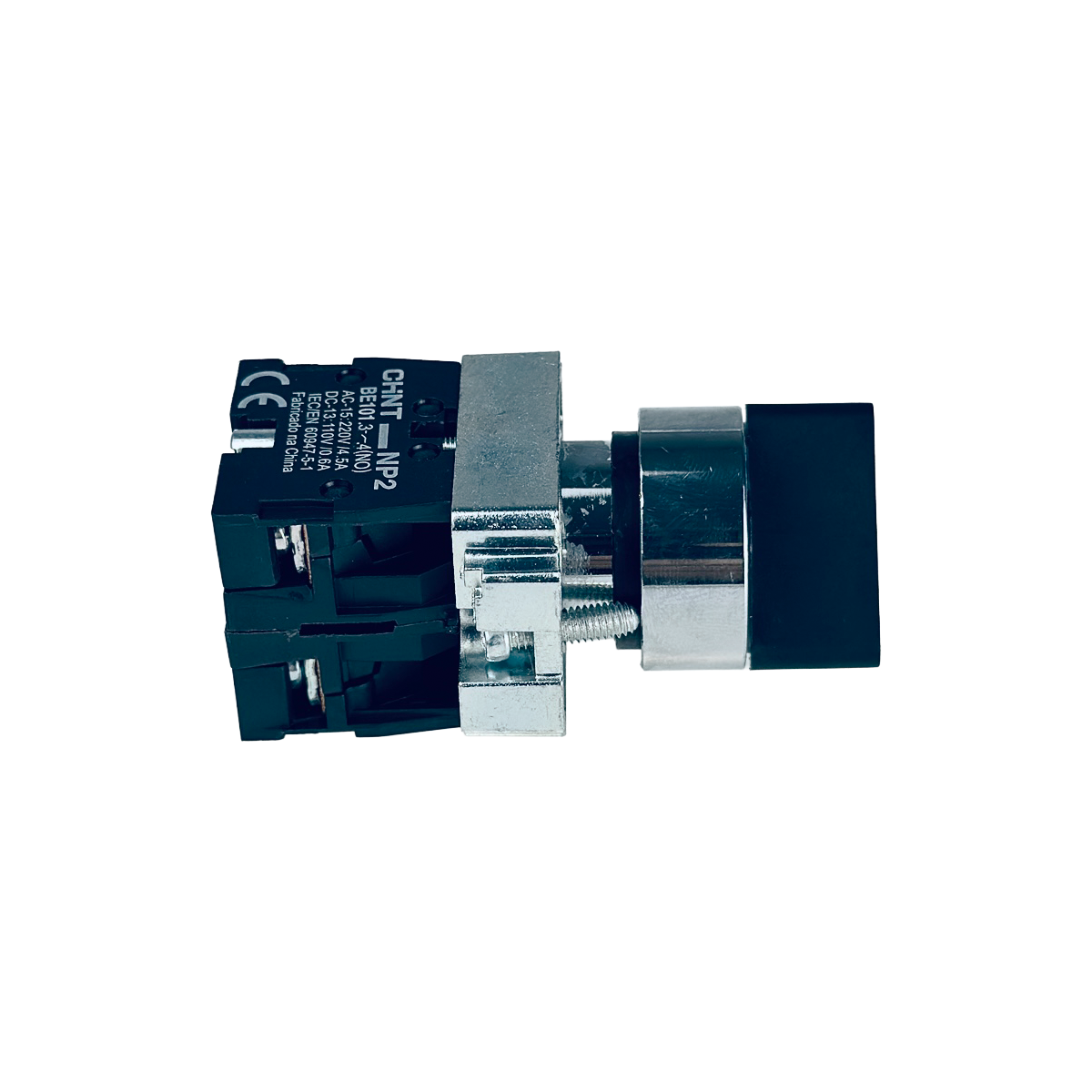 Botão Seletor 3 Posições Chint NP2-BD33 2NA Ø30mm Base Metálica ...