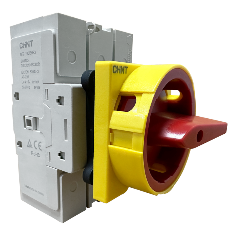 Chave Seccionadora Rotativa Chint NF2-100/3/HRY - 100A, 415V, AC-23A ...