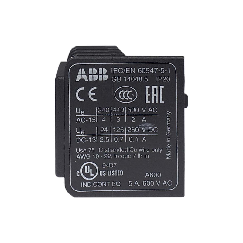 Contato Auxiliar | 1NA+1NF 690V 6A | CAF6-11K | ABB