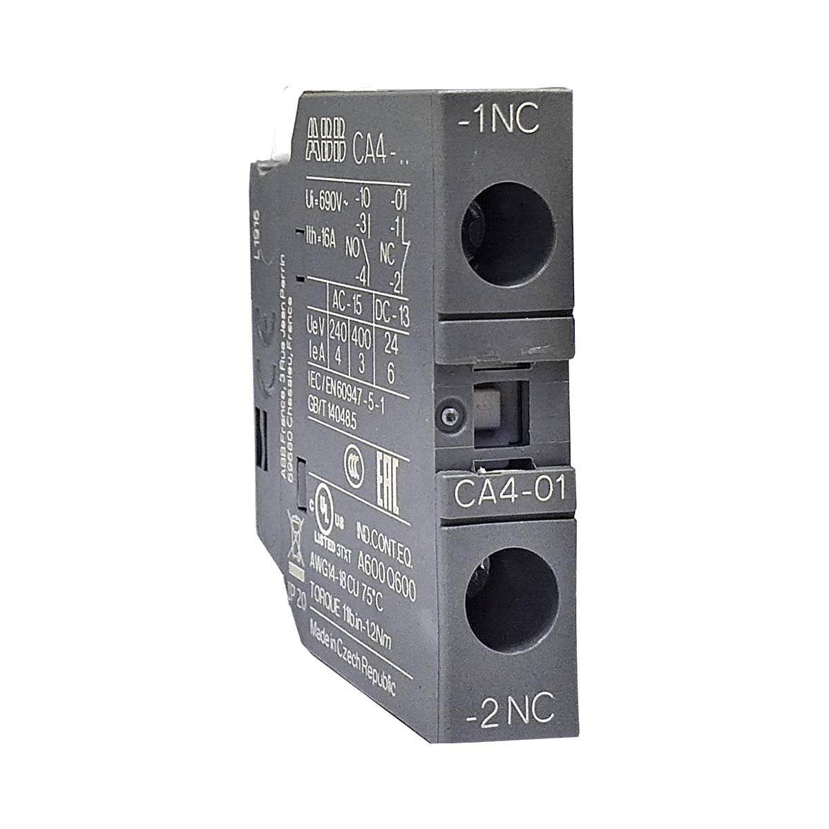 Contato Auxiliar | 1NF 24...690V | CA4-01 | ABB