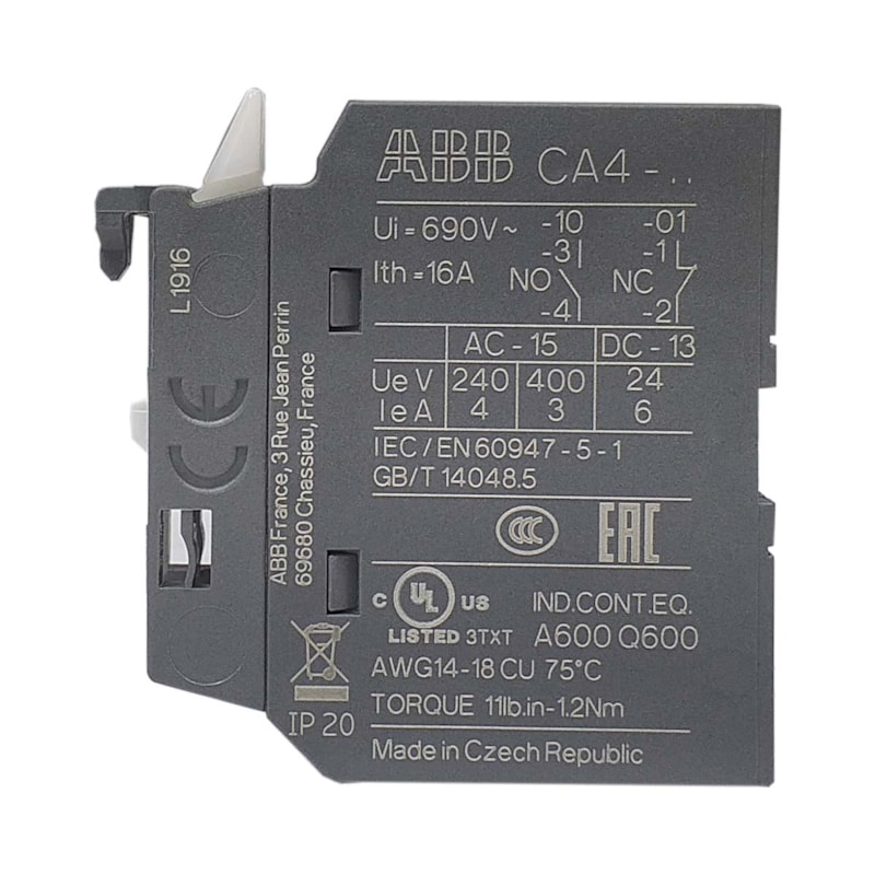 Contato Auxiliar | 1NF 24...690V | CA4-01 | ABB