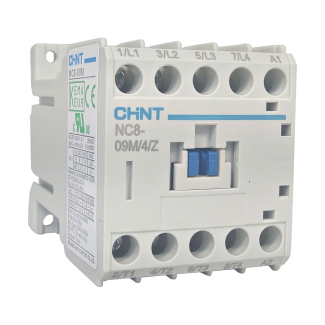 Contator Chint Nc8 09m 4 Z 9a 4na