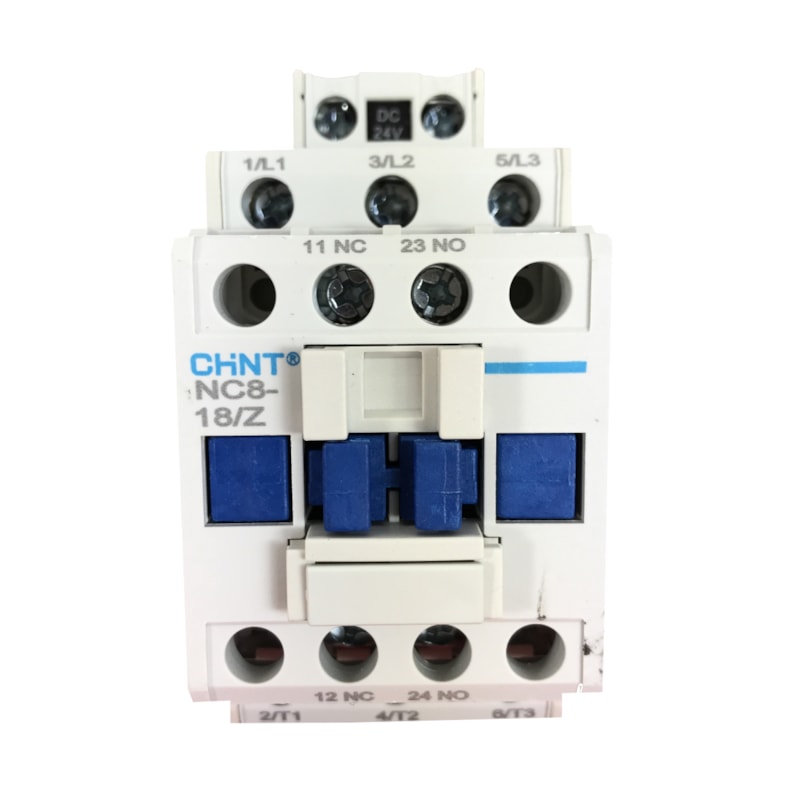 Contator Chint NC8-18/Z 24VCC 1NA 1NF