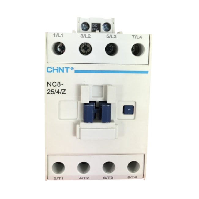 Contator Chint NC8-25/4/Z 24VCC