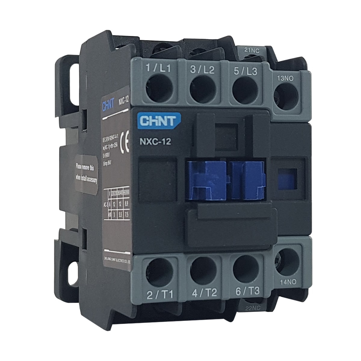 Contator Chint NXC-12 230V 12A 50/60Hz 1NA 1NF