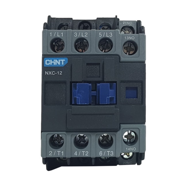 Contator Chint NXC-12 230V 12A 50/60Hz 1NA 1NF