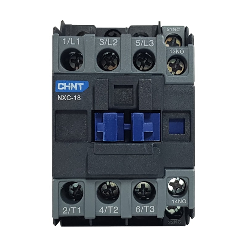 Contator Chint NXC-18 230V 18A 50/60Hz 1NA 1NF