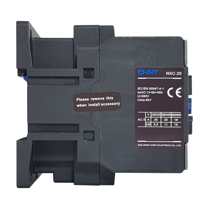 Contator Chint NXC-25 230V 25A 50/60Hz 1NA 1NF