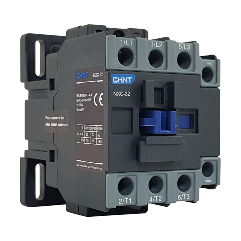 Contator Chint NXC-32 230V 32A 50/60Hz 1NA 1NF