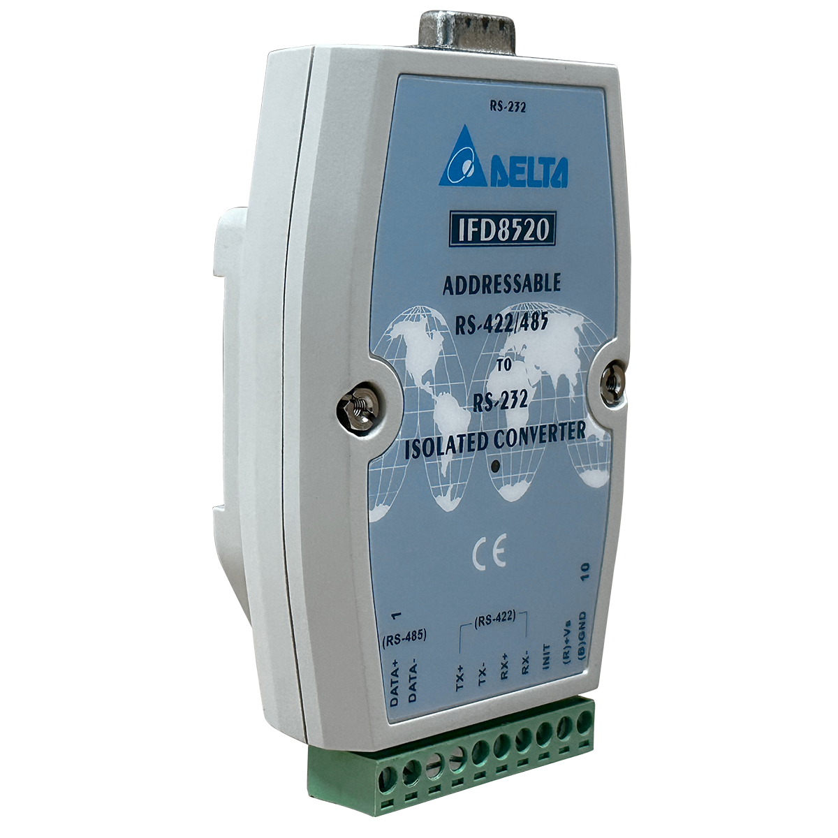 Conversor de Comunicação Isolado Delta IFD8520 RS-232 24Vcc - 3.000V ...