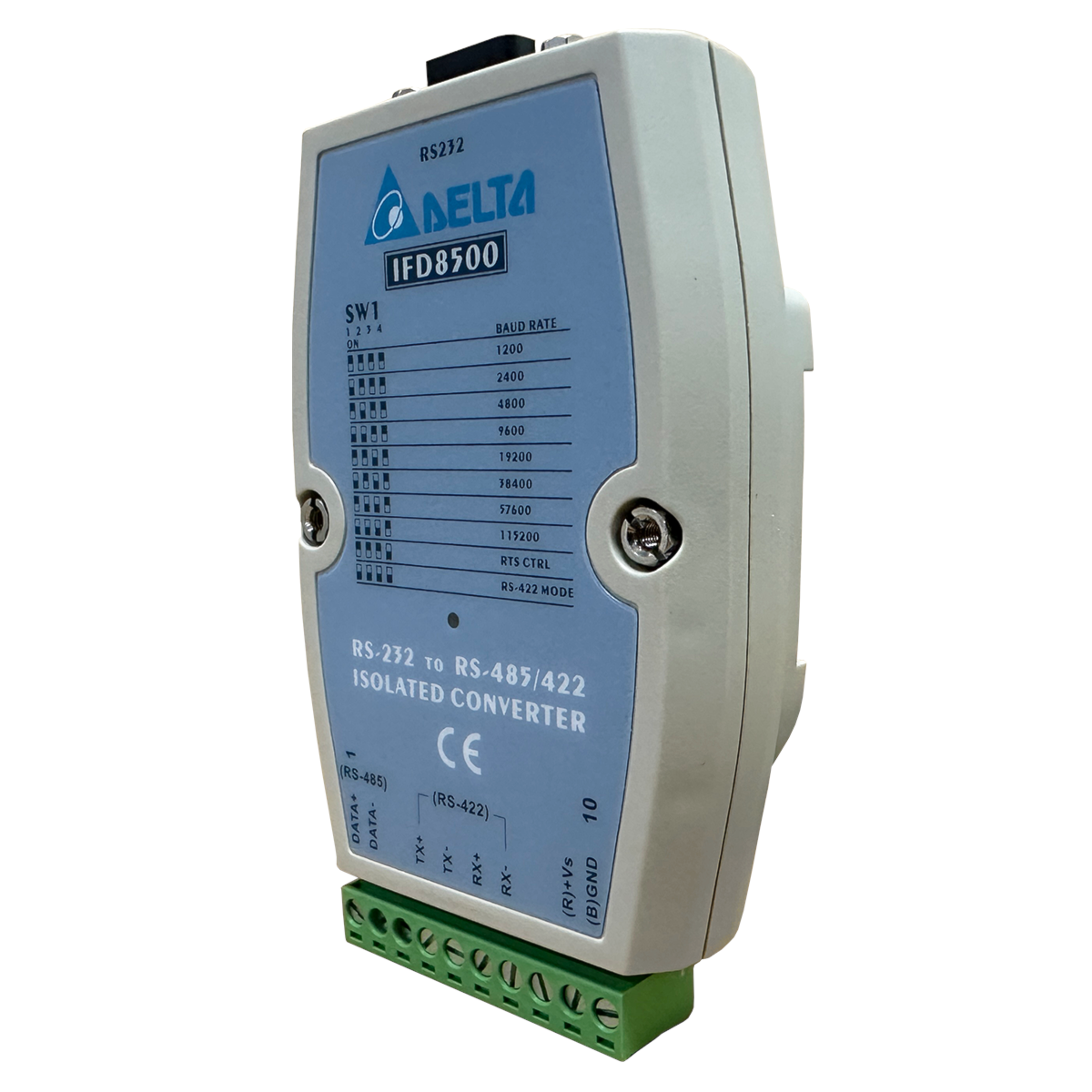 Conversor Delta IFD8500 48V 0,4W RS232 para RS-485 / RS422