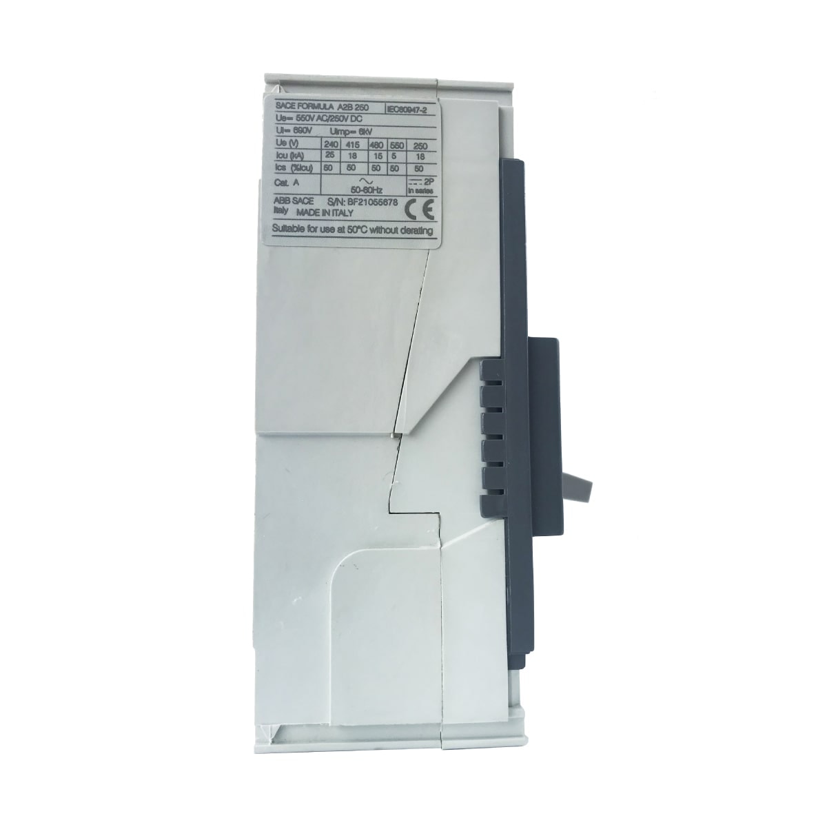 Disjuntor Caixa Moldada | 250A 690V 3 Polos | A2B 250 | ABB