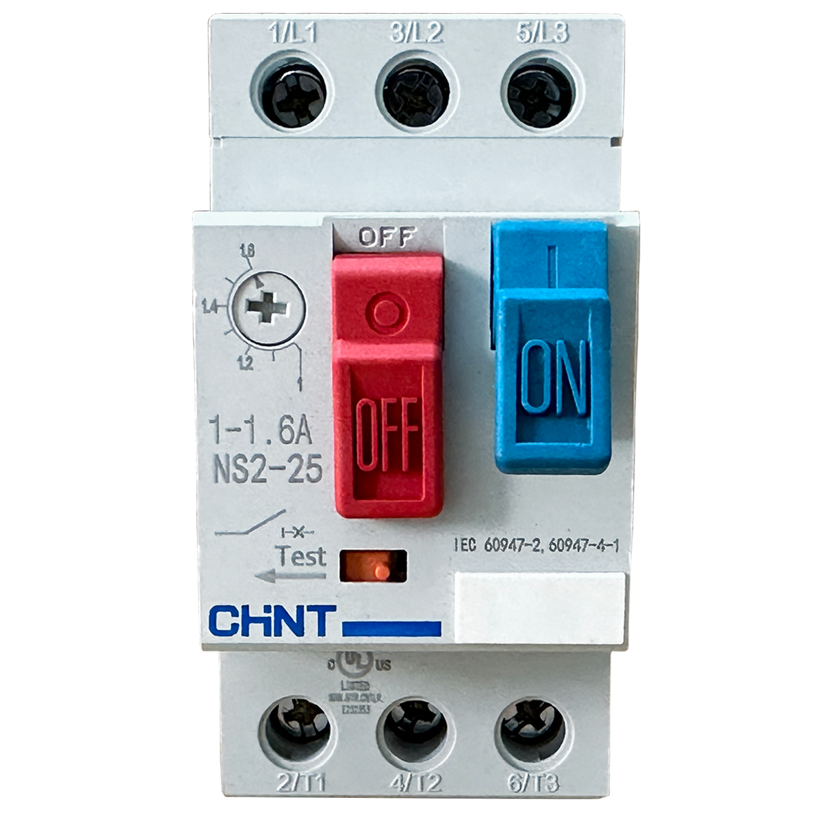 Disjuntor Motor Chint NS2-25 1-1,6A 690V 8kV - Proteção de Motores