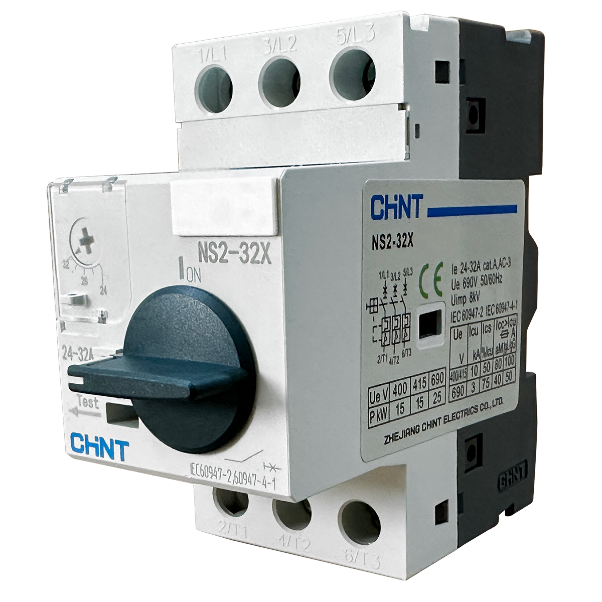 Disjuntor Motor Chint NS2-32X 24-32A 690V - Proteção Avançada de Motores