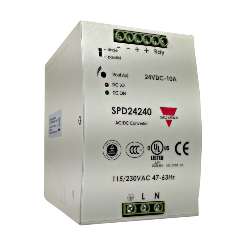 Fonte Chaveada | 24VDC 240W 10A 115~230VAC | SPD242401 | Carlo Gavazzi