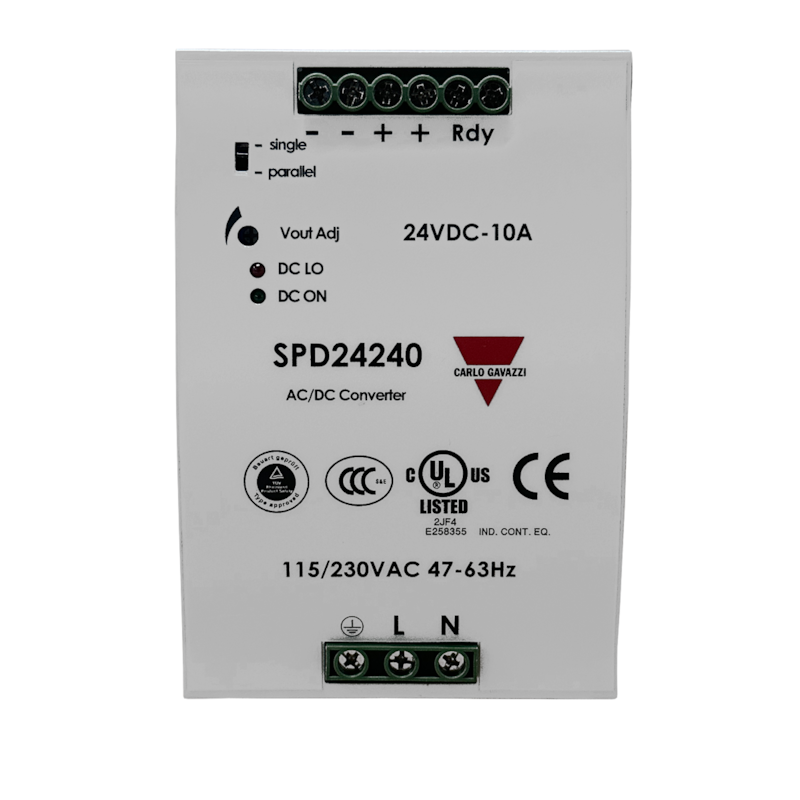 Fonte Chaveada 240W 10A 115~230VAC SPD242401 Carlo Gavazzi