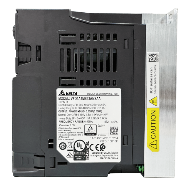 Inversor MS300 Delta 0.5CV 1.5A 460V