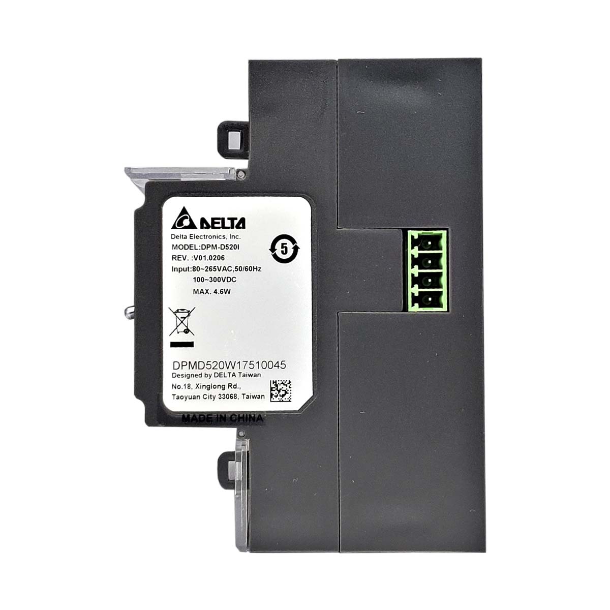 Medidor de Potência Delta 63A MODBUS RTU/ASCII DPM-D520I