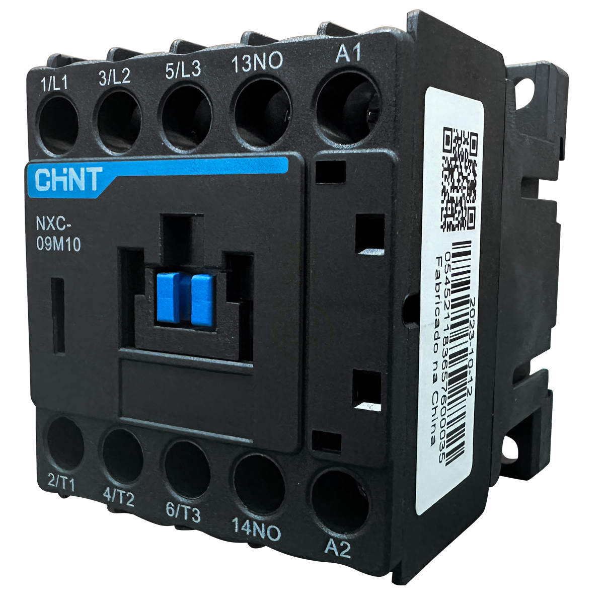 Mini Contator Tripolar Chint NXC-09M10 220V 9A 1NA - Controle Industrial até 690V