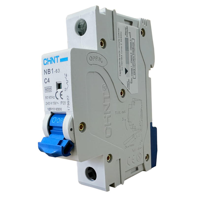 Mini Disjuntor | Monopolar 2A | NB1-63 C2 | Chint