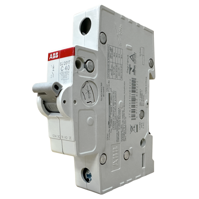 Minidisjuntor ABB Monopolar SJ201T-C40 2TAZ144100R0404