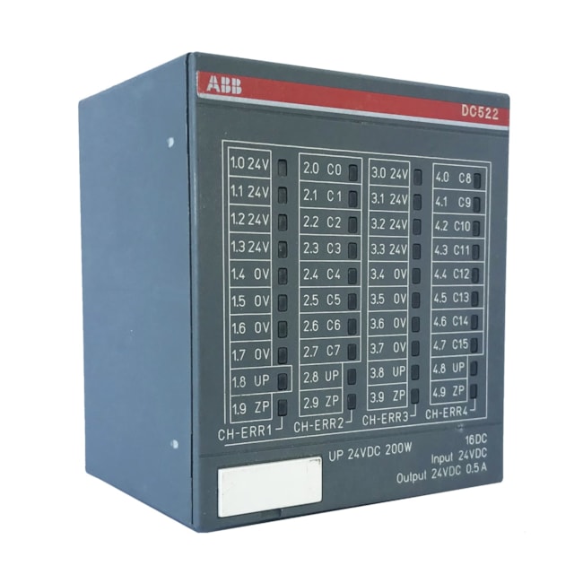 Módulo de Entrada e Saída Digital | S500 DC522 | ABB Módulo de Entrada e Saída Digital | S500 DC522 | ABB
