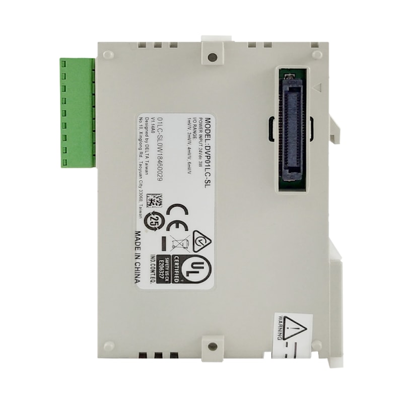 Módulo de Expansão | 24VCC 1 canal de entrada 20 bits 0~6mV/V | DVP01LC ...