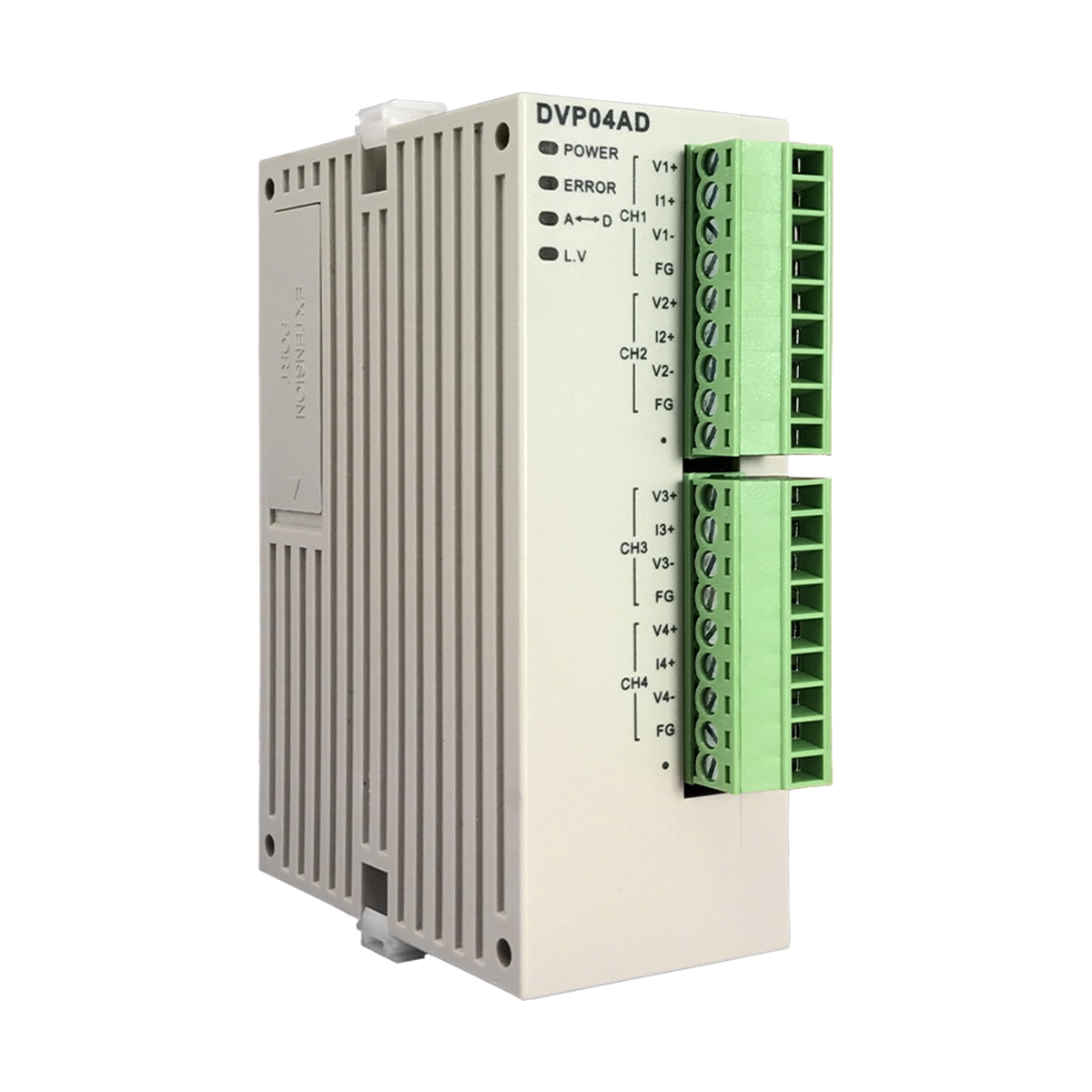 Módulo de Expansão Delta DVP04AD-SL 4 Entradas Analógicas - Linha DVP-S Slim