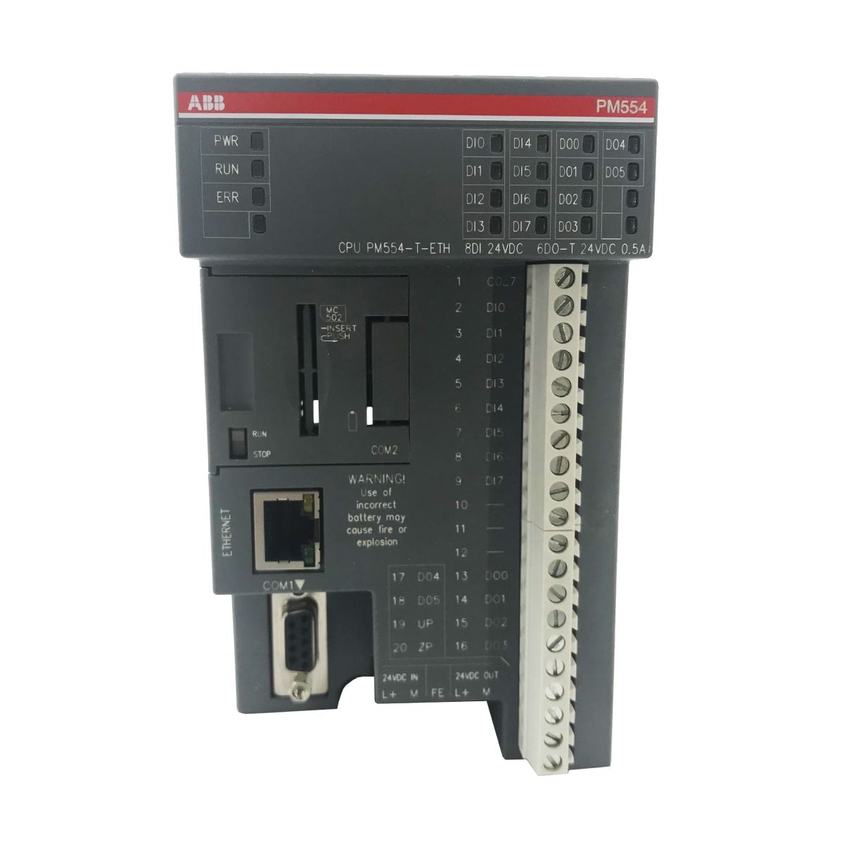 Módulo de Interface e Comunicação ABB CLP PM554-T-ETH A5