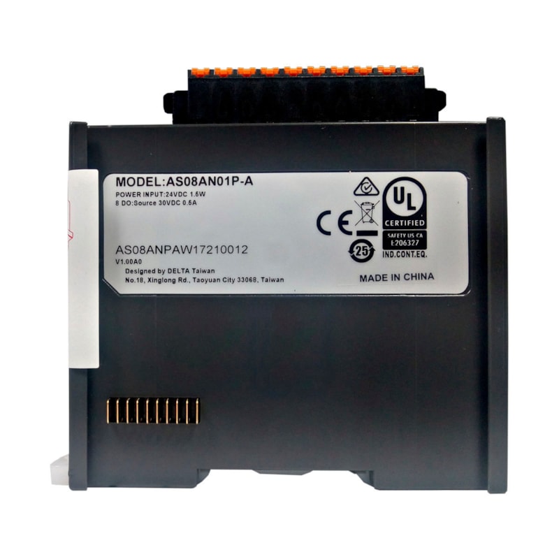 Módulo de Saída Digital | 8E/S Transistor PNP 5~30VDC/0.5A 1.4W ...