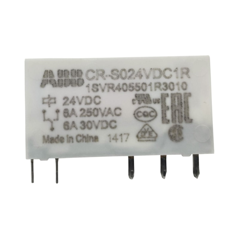 Relé de Interface | 1NAF 24VCC 250V 6A | CR-S024VDC1R | ABB