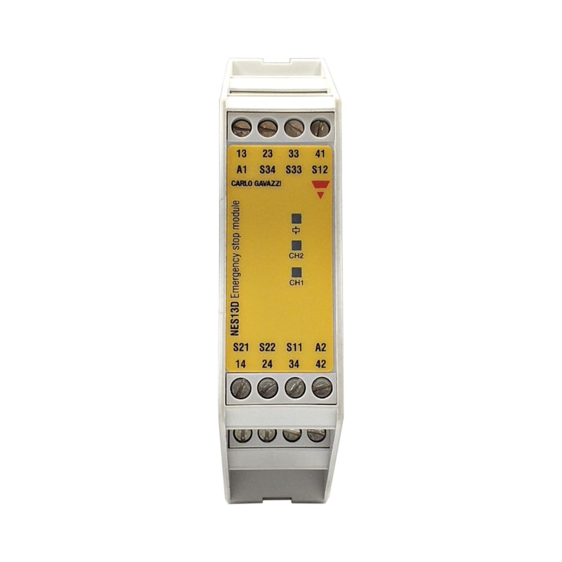 Relé de Segurança | 1NC+3NO 24VAC/DC | NES13DB24SA | Carlo Gavazzi