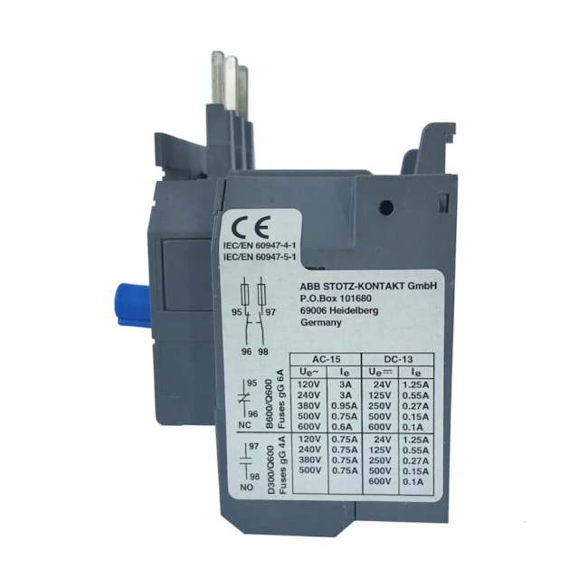 Relé Térmico de Sobrecarga ABB 1,00...1,30A T16-1.3