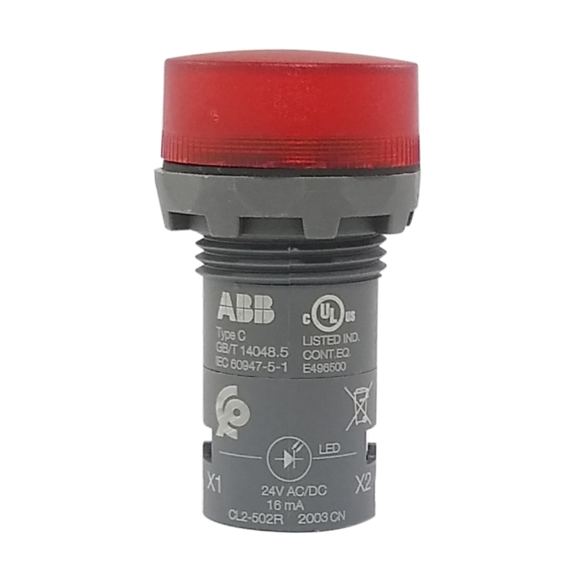 Sinaleiro | Vermelho Iluminado 24VAC/DC | CL2-502R | ABB