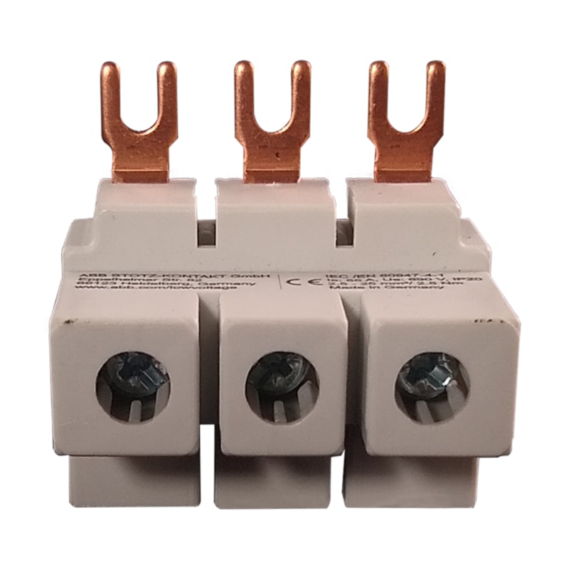 Terminal de Alimentação Trifásico | 390VAC/250VDC 65A | S1-M3-25 | ABB